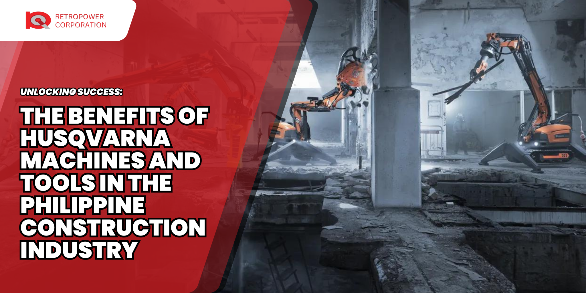 The Benefits of Husqvarna Machines and Tools in Construction